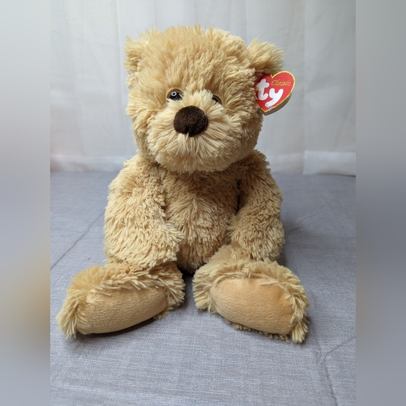 ty claasic | Toys | 20 Ty Classic Beige Tan Boris Teddy Bear Beanie ...